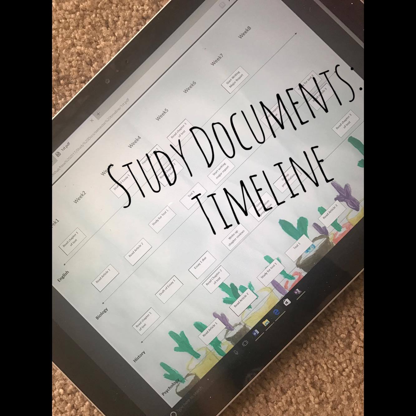 Study Documents: Semester Timeline – dr.ofwhat?